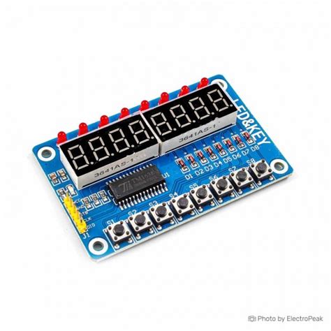 Tm Digit Segments With Push Buttons