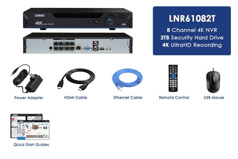 Lorex Discontinued 4K NVR With 8 Channels And Lorex Cloud Remote