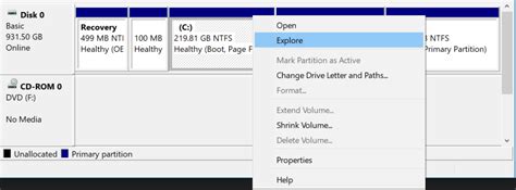 Windows Disk Management Drive Options Super User