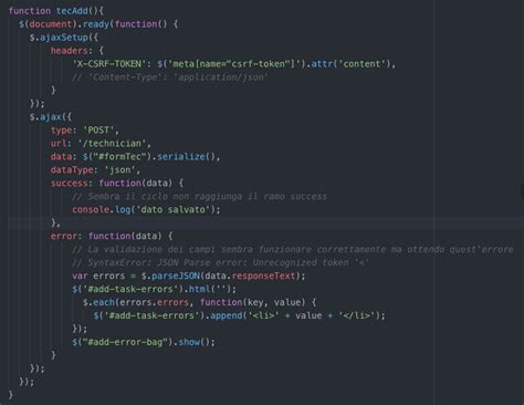 Javascript Ajax Validation And Syntaxerror Json Parse Error Unrecognized Token