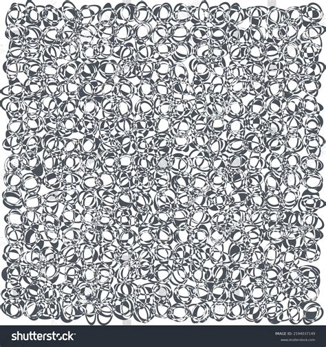 Loose Grid Pattern Based On Circles Stock Vector Royalty Free