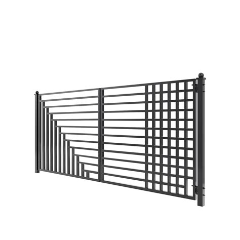 Aleko Steel Dual Swing Driveway Gate Kyiv Style Wayfair