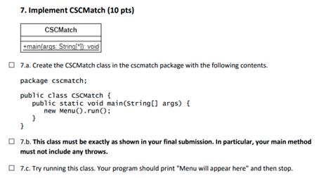 CSC Match Design Requirements You Should Already Chegg