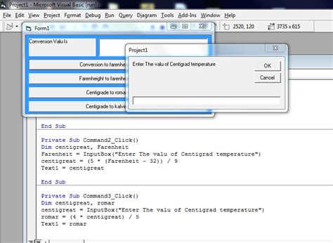 tutorial vb centigrade temperature visual basic tutorial 11