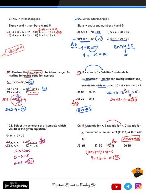Numerical Operations Pdf
