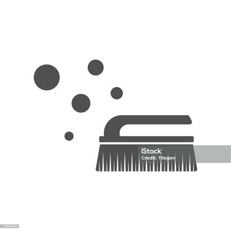 フラットなスタイルでアイコンをクリーニングするためのブラシベクターの図 きれいにするのベクターアート素材や画像を多数ご用意 きれいに