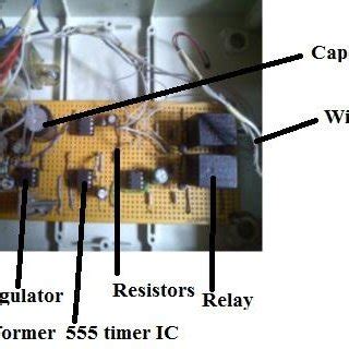 Components Connections On Breadboard Not All Components Labelled Download Scientific Diagram