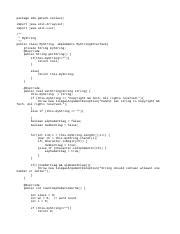 Study On String Manipulation In Java Programming Course Hero