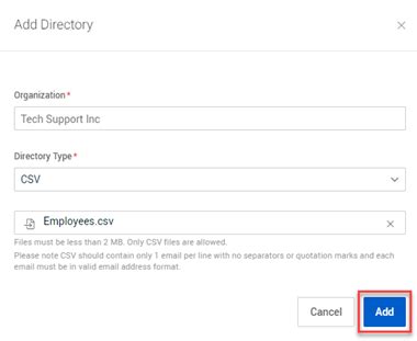 Enabling Active User Filtering Using A Csv File