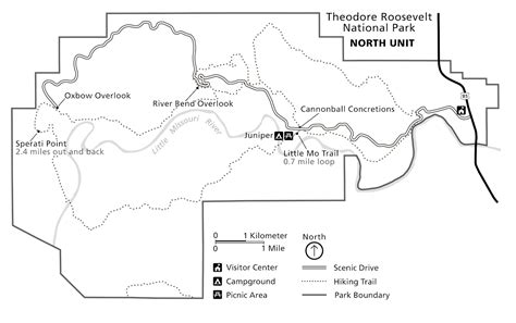 Theodore Roosevelt Maps Npmaps Free National Park Maps
