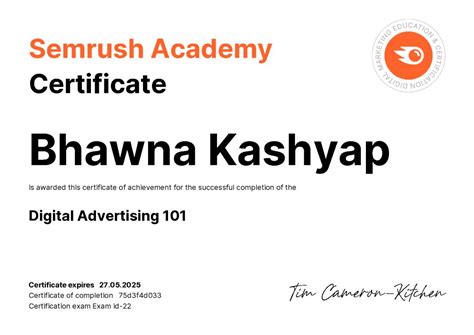 Bhawna Kashyap On Linkedin Digital Advertising 101 Certification Course