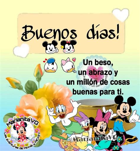 Mikey Mouse Miki Good Morning Chiquita Verbena Pooh Cute Good