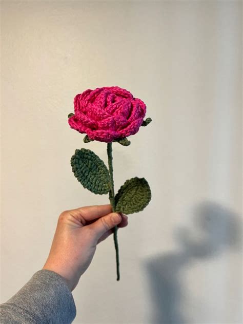 Crochet Rose Tutorial