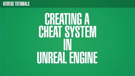 Unreal Engine 4 Creating A Cheat Code System Youtube
