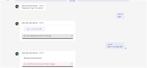 Bot Sso Adaptivecard · Issue 776 · Officedevmicrosoft Teams Samples