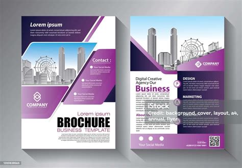 브로셔 디자인 현대적인 레이아웃 연례 보고서 포스터 화려한 삼각형a4의 전단지 기술 과학 밝은 배경의 시장을 위한 기하학적 모양 0명에 대한 스톡 벡터 아트 및 기타 이미지