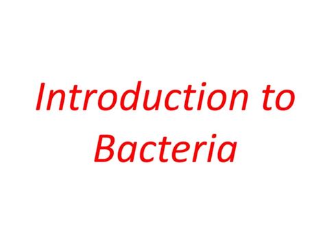 Reproduction In Bacteria Ppt