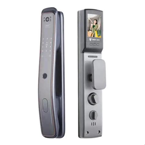 High Security Fingerprint Digital Wifi Smart Door Lock Connected Camera Monitor Send Photo To