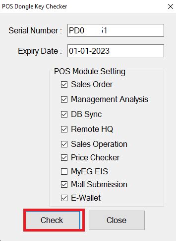 Pos Fnb How To Check My Dongle Usb Key Number Autocount Resource Center