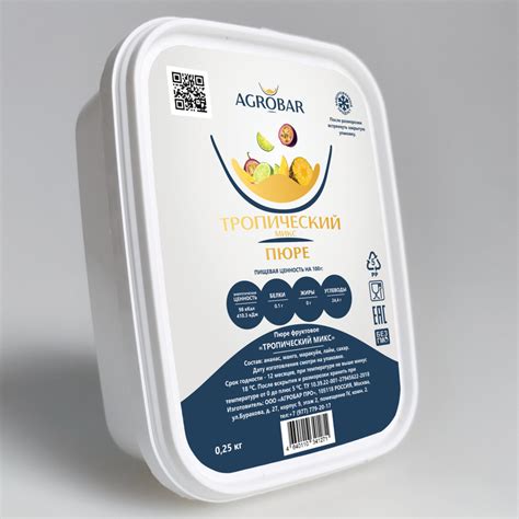 Купите Пюре замороженное тропический микс Agrobar 250 гр 336 за 290 руб
