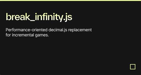 Break Infinity Js Codesandbox
