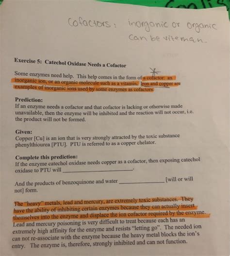 Solved Cofactors Inorganic Or Organic Can Be Viteman