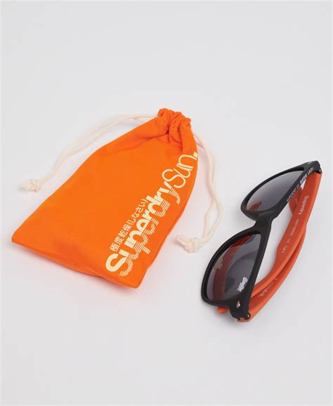 Mens Sdr Newfare Sunglasses In Rubberised Black Superdry