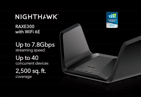 NETGEAR NIGHTHAWK WIFI 6E TRI BAND ROUTER X C C UK