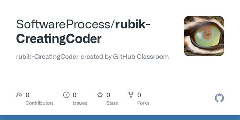 GitHub SoftwareProcess Rubik CreatingCoder Rubik CreatingCoder Created By GitHub Classroom