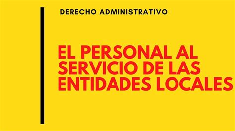Personal Al Servicio De Las Entidades Locales En 2024