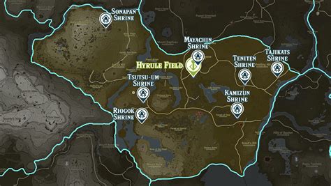 Zelda Tears Of The Kingdom Mapa Santuarios Image To U