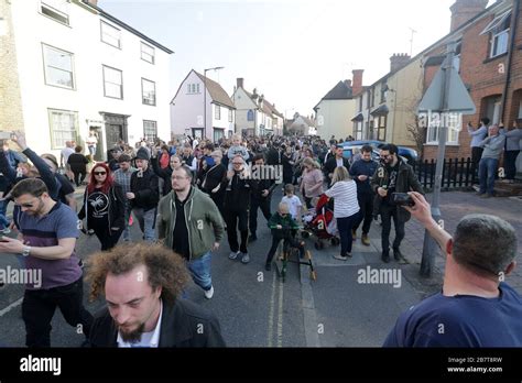 Fans Follow The Funeral Procession Of Prodigy Singer Keith Flint