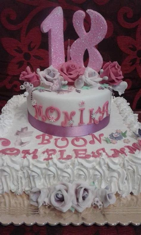 The First Birthday Cake Of Monika Decorated Cake By Cakesdecor
