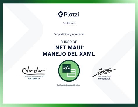 Curso De NET MAUI Manejo Del XAML