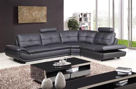 Canapé d angle en cuir buffle italien de luxe 6 7 places bellaligna
