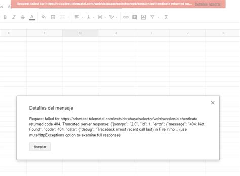 Google Spreadsheet Does Not Connect With Odoo Issue Odoo Odoo GitHub