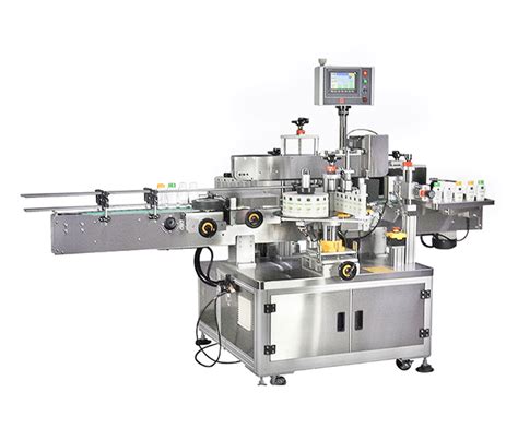 Roundflat Bottle Double Side Sticker Labeling Machine Markotec