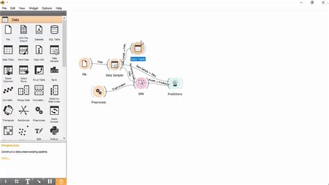 tutorial klasifikasi iris di tools orange metode knn youtube