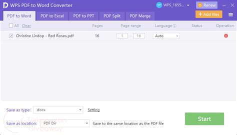 Giveaway WPS Office Premium License Key For Free