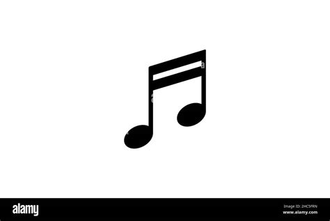 Music Notes Song Melody Or Tune Flat Vector Icon Stock Vector Image