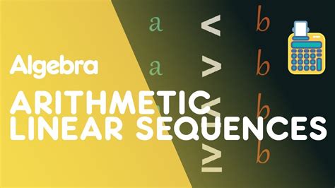 Arithmetic Linear Sequences Algebra Maths Fuseschool Youtube