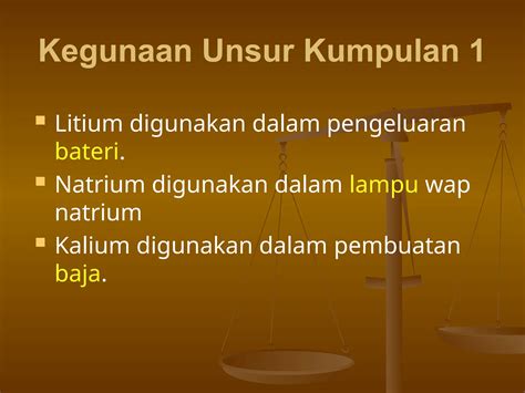 JADUAL BERKALA UNSUR THE PERIODIC TABLE CHEMISTRY PPT