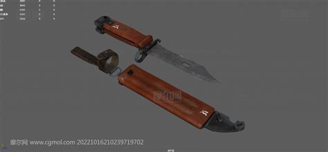 瑞士军刀 军用战术匕首游戏道具3dmaya模型 已塌陷 其他模型下载 摩尔网cgmol
