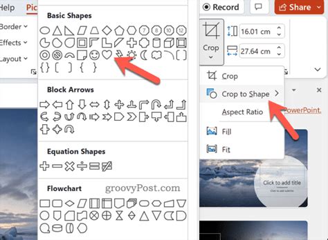 How To Add An Image Into A Shape In Powerpoint