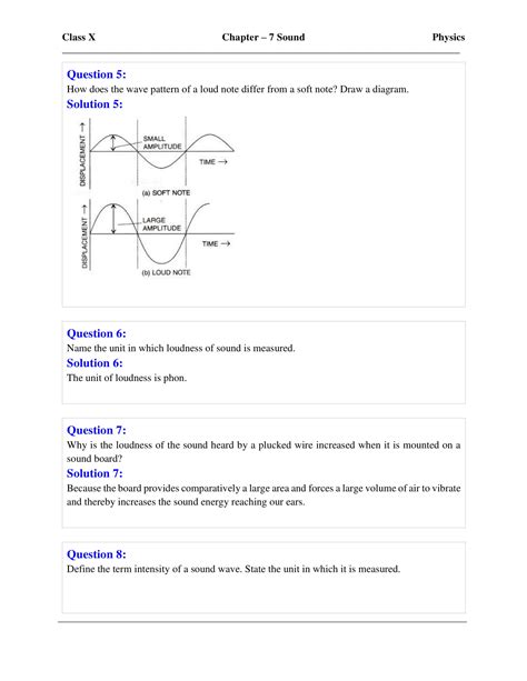 Selina Solutions Class 10 Concise Physics Chapter 7 Sound Download