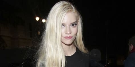 Anya Taylor Joys Legs Are Killer In A Black Dress In New Photos