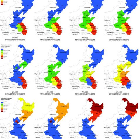 The Estimated Spatiotemporal Patterns Of Infection Risks Based On The Download Scientific