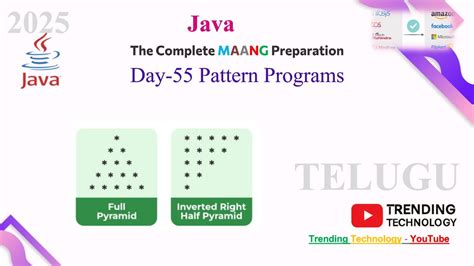 Day 55 Java Pattern Programming Made Easy Practice Programs On Control