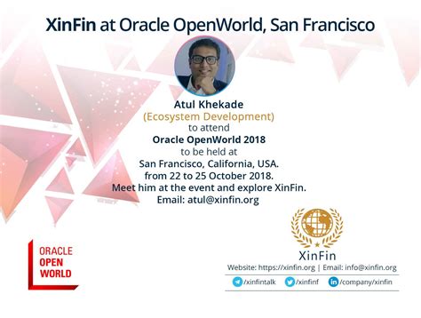 Xinfin At Oracle Xinfin Xdc Hybrid Blockchain Network