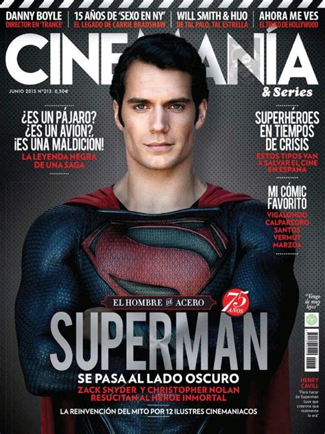 Man Of Steel Cinemania Magazine Cover Portada De Revista